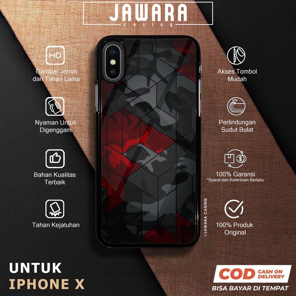 Jual Case iPhone X Casing iPhone X Jawara Casing [SLDR] Case Glossy ...