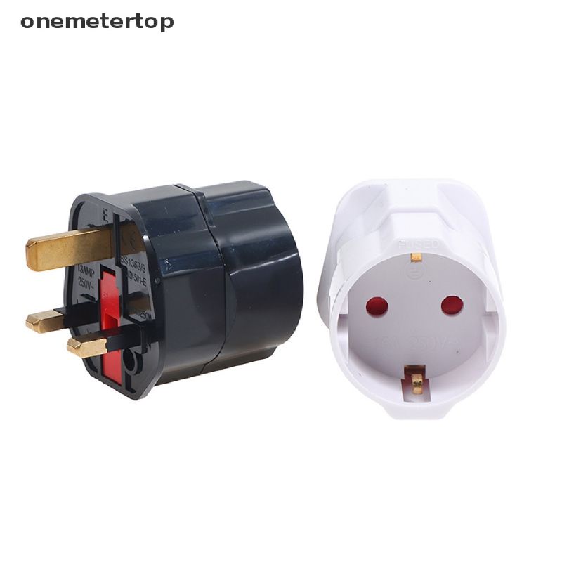 Jual AEBDG konverter over steker kaki 2 ke 3 / converter EU to UK ...