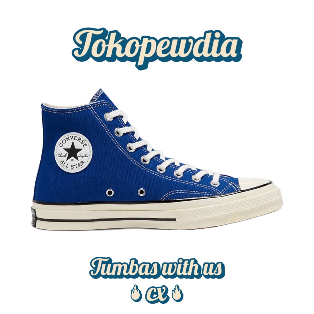Jual Converse Chuck Taylor 1970s High Rush Blue | Shopee Indonesia