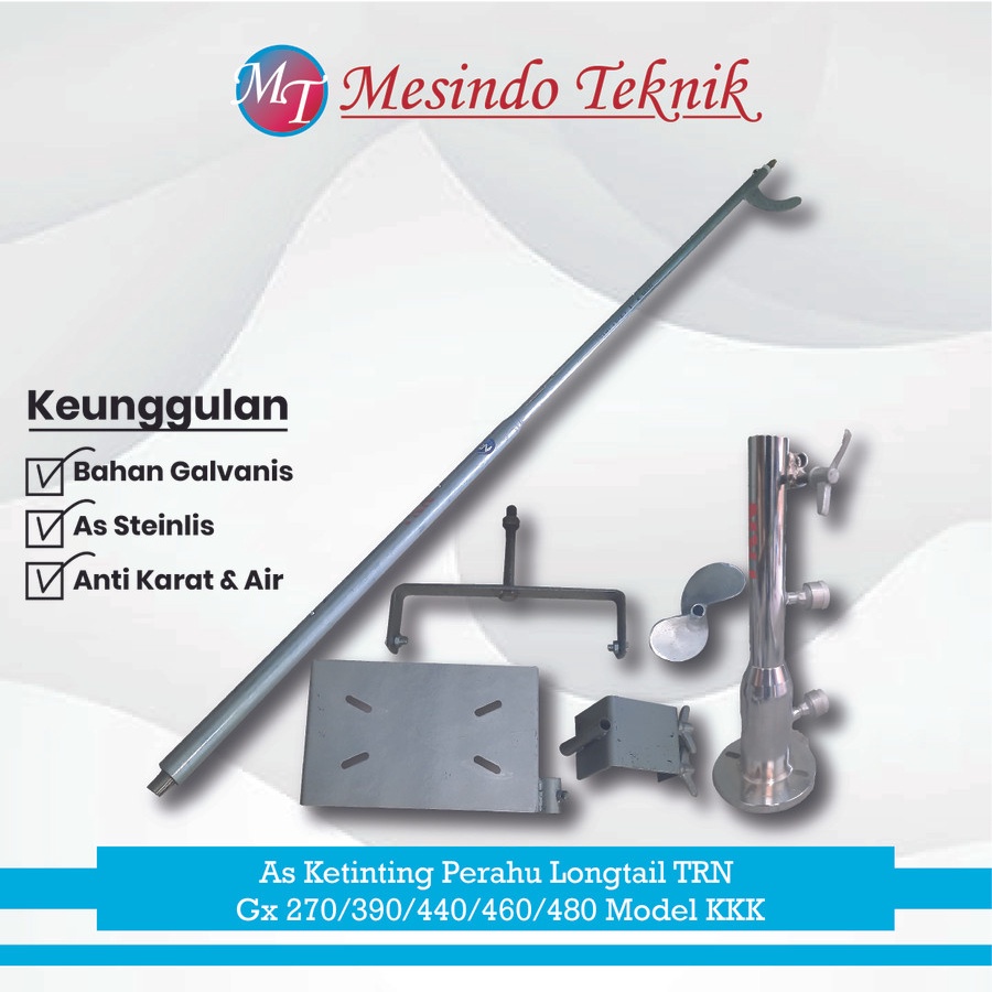 Jual As Ketinting Perahu Longtail TRN Gx 270/390/440/460/480 Model KKK ...