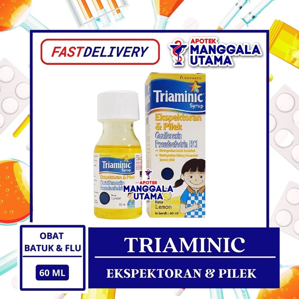 Jual TRIAMINIC EKSPEKTORAN & PILEK 60 ML | Shopee Indonesia