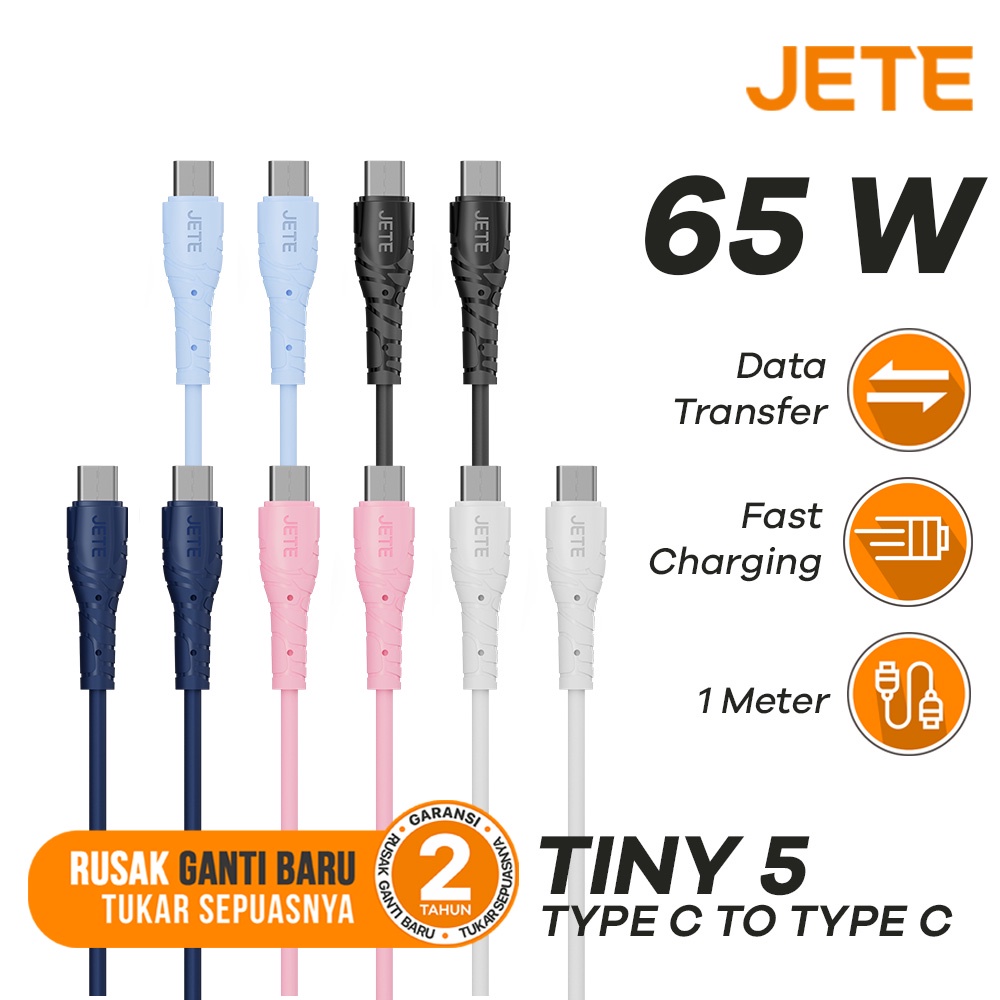 Jual Kabel Data Kabel Type Tipe C to Type Tipe C Fast Charging with LED ...