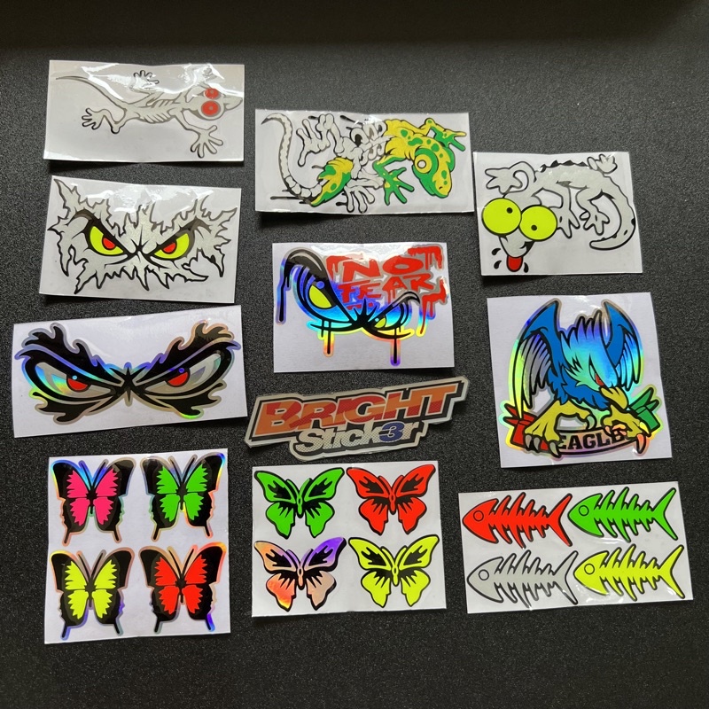 Jual STICKER STIKER CICAK TOKE KUPU KUPU NO FEAR EAGLE CUTTING | Shopee ...
