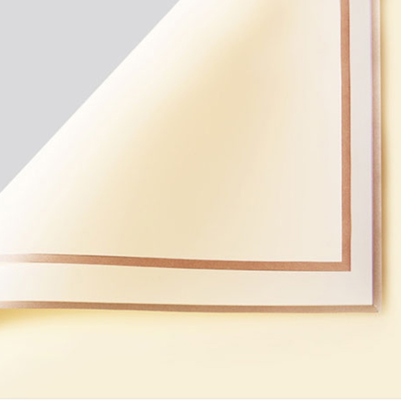 Jual KERTAS FLOWER WRAPPING GOLD LINE COLOR TRANSPARENT CELLOPHANE ECER ...