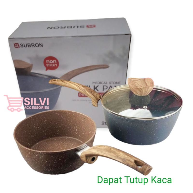 Jual Panci Susu Marble Coating SUBRON kode TX-M 18cm 20cm Mpasi Anti ...