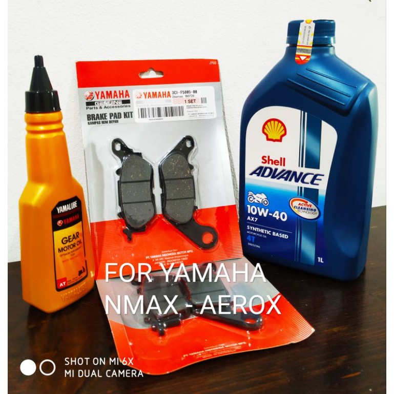 Jual SALE!!! PAKET OLI SHELL ADVANCE AX7 SCOOTER 1L + YAMALUBE GEAR ...