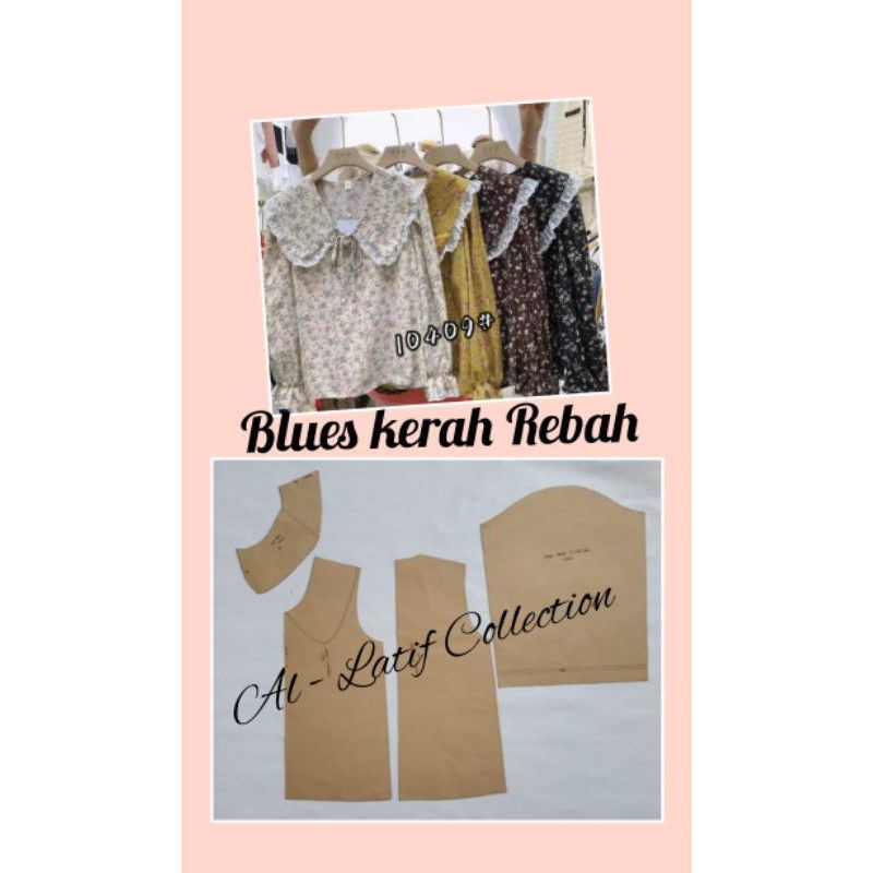 Jual pola instan / pola jiplak BLUES KERAH REBAH | Shopee Indonesia