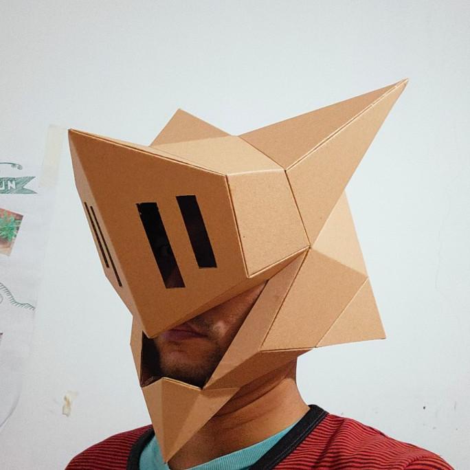 Jual Template/pola Kerajinan Kardus (no.412) : bentuk Helm | Shopee ...