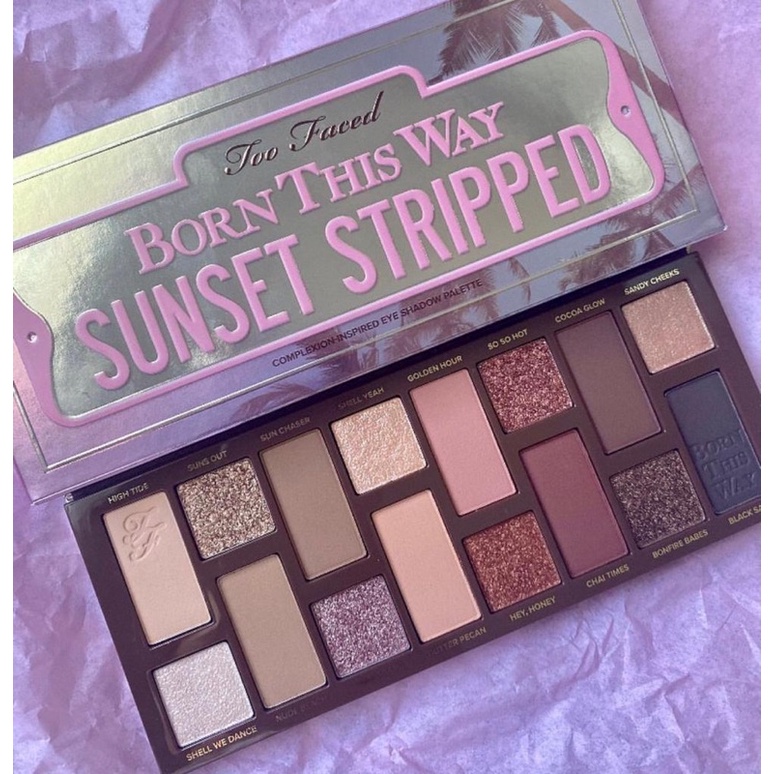 Jual TOO FACED Born This Way Eyeshadow Palette (Sunset Stripped ...