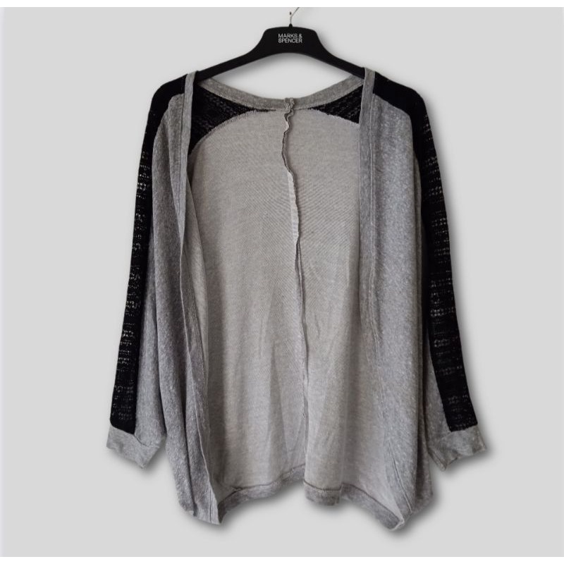 Jual Thrift | Preloved | Second Outfit | Outer Grey | Shopee Indonesia