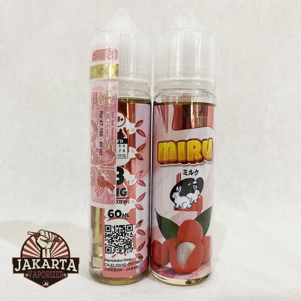 Jual MIRU LYCHEE ICE 60ML BY JOZOJO | Shopee Indonesia