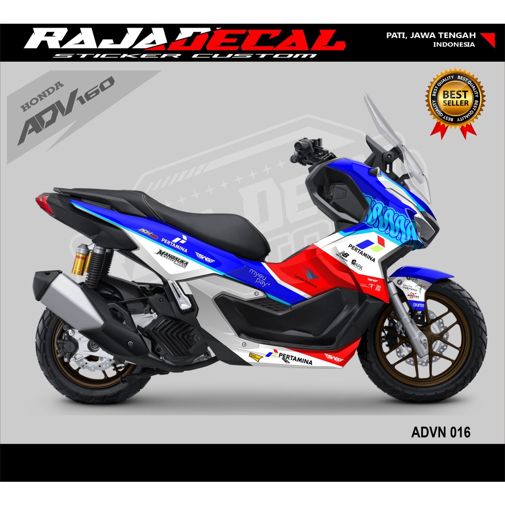 Jual Modifikasi Sticker Decal Honda ADV 160 2022-Stiker Dekal ADV 160 ...