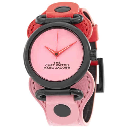 Jual Jam Tangan Wanita Marc jacob Quartz Pink Dial Dual Tone | Shopee ...