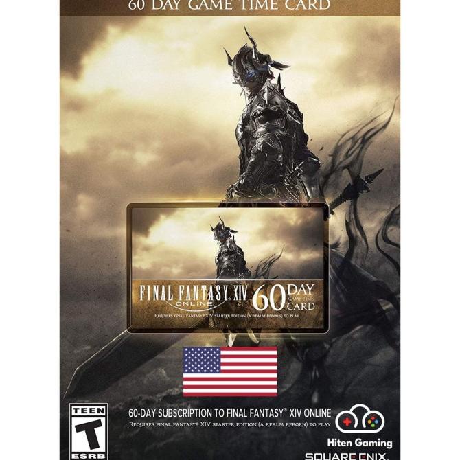 Jual Final Fantasy XIV Online 60 Days Game Time Card [NA] | Shopee ...