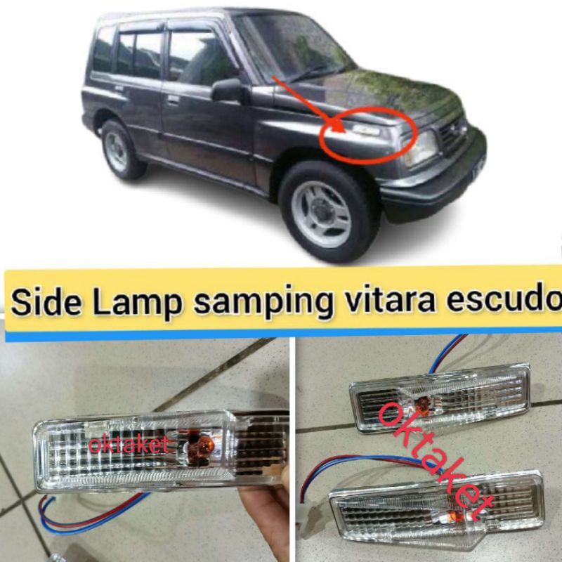 Jual side lamp lampu samping Vitara lama Escudo Sidekick lama 1992-1995 ...