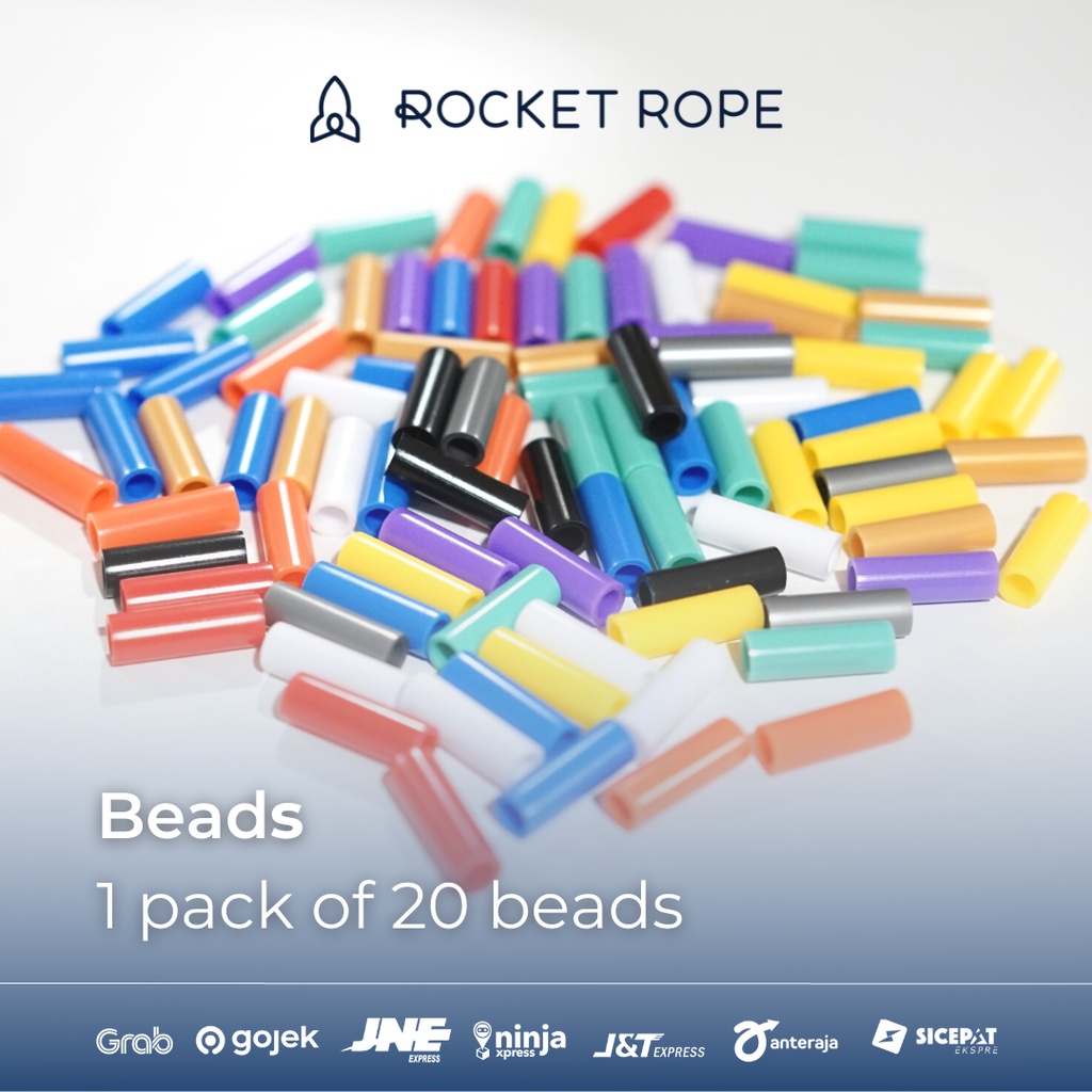 Jual [ROCKET ROPE] BEADS ONLY Jump Rope Jumprope Skipping Rope Lompat ...