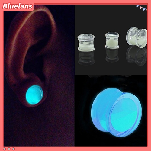 Jual Pelebar Tindikan Telinga Model Double Flare Glow in the Dark Untuk ...
