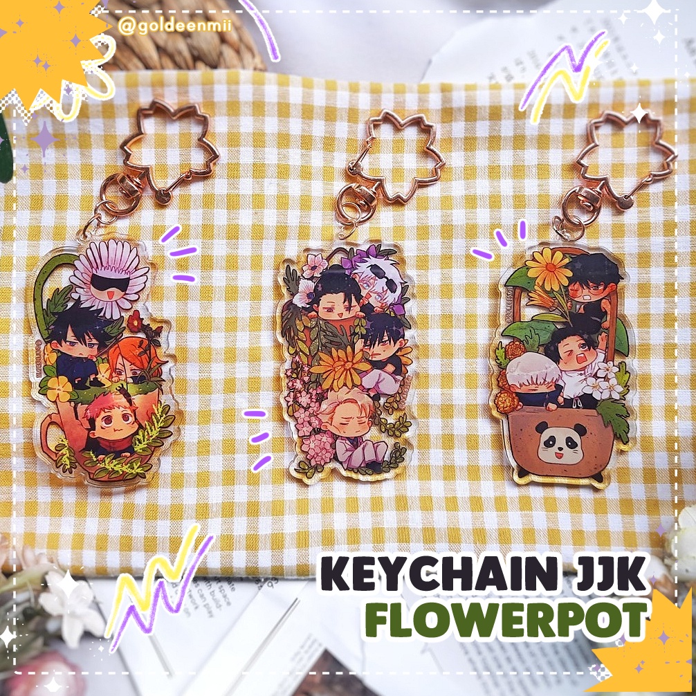 Jual [LAST STOCK] JJK - Flowerpot Keychain • Jujutsu Kaisen Keychain ...