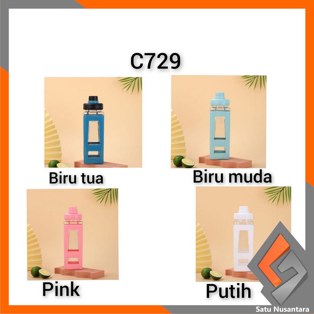 Jual SN-C729 Botol Minum Persegi 700ML / Botol Tumbler Minum Air Sports ...