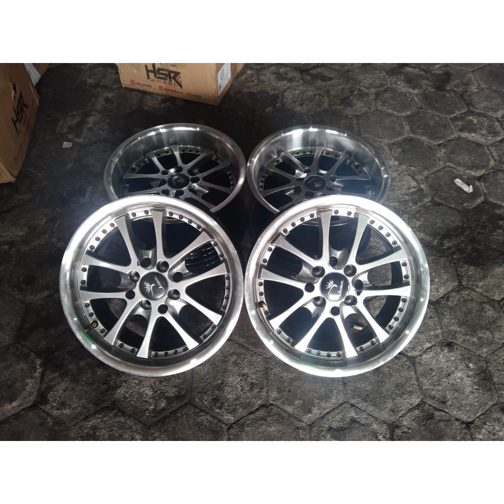 Jual Velg Mobil Second Celong Ring 15 Lebar 7/8,5 Baut 4 et35/25 Cocok Buat Carry Livina Mobilio ...