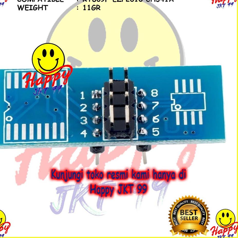 Jual 10.10 MALL [ HAPPY JKT 99 ] IC Test Clip SOP8 SOIC8 EEPROM Socket ...