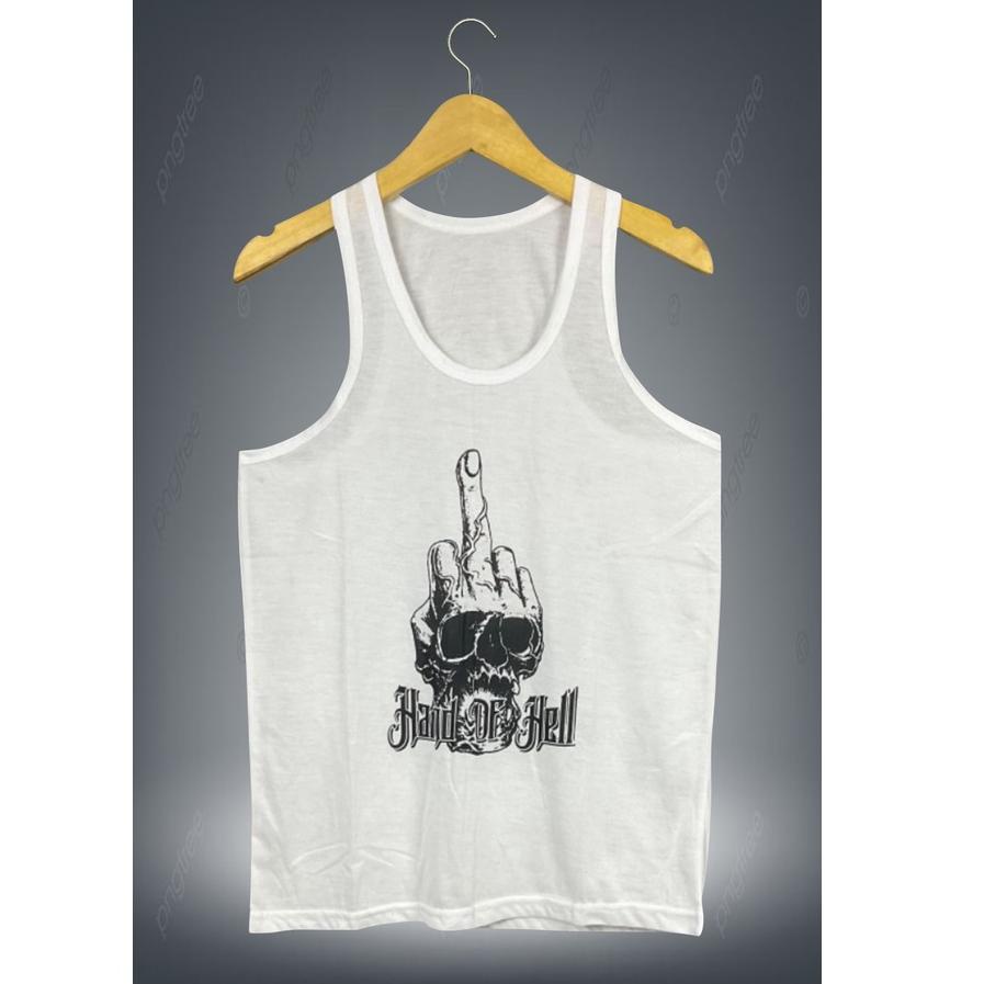 Jual SINGLET PUTIH LOGO SABLON DAN DTF (KODE K9272) | Shopee Indonesia