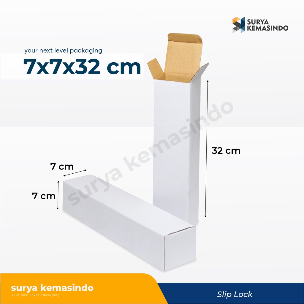Jual Box 7x7x32 (Botol) Kardus/boxpayung/boxtumbler/Kardusmini ...