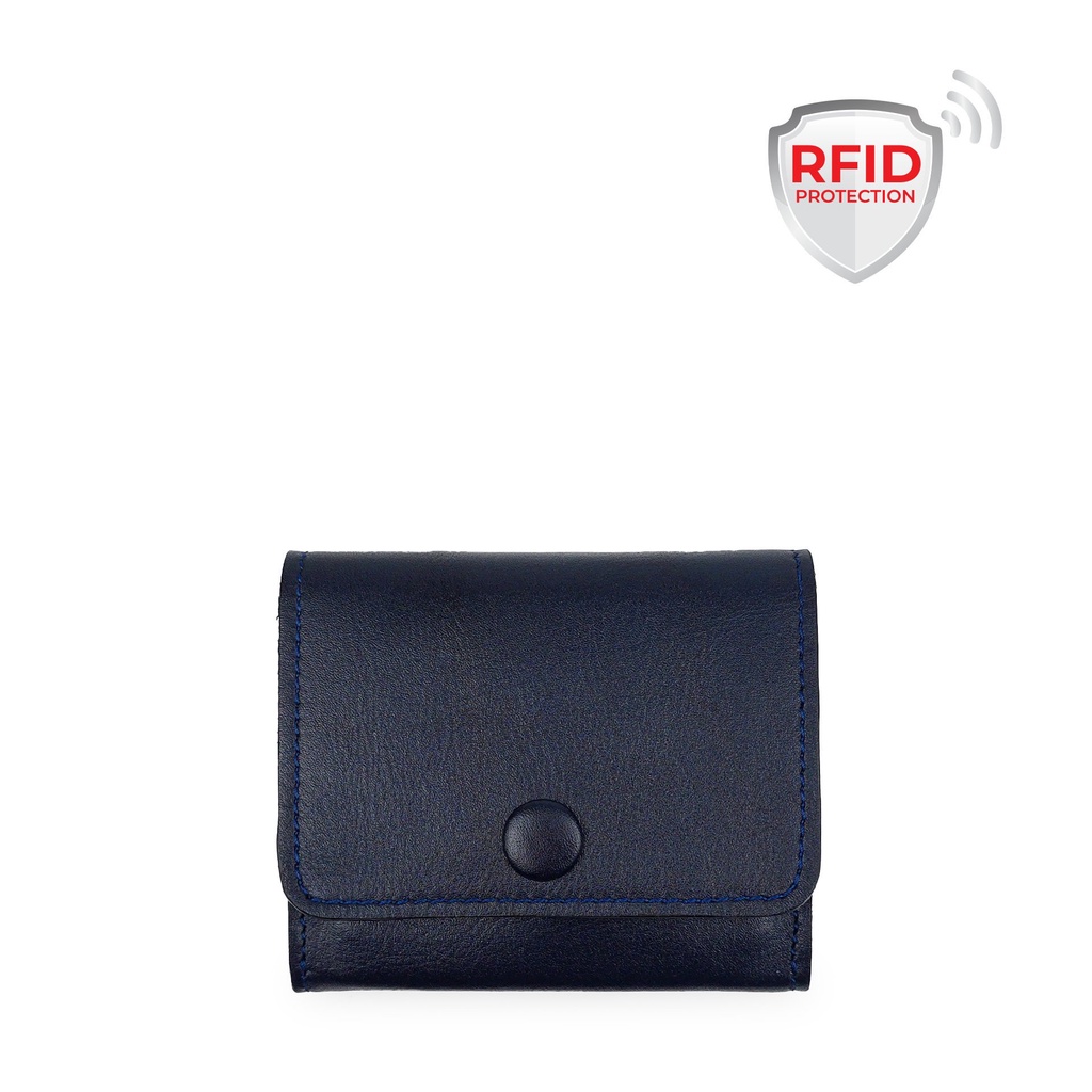Jual Allo (Navy Blue NP) Wallet Genuine Leather Kulit Asli - Gammara ...