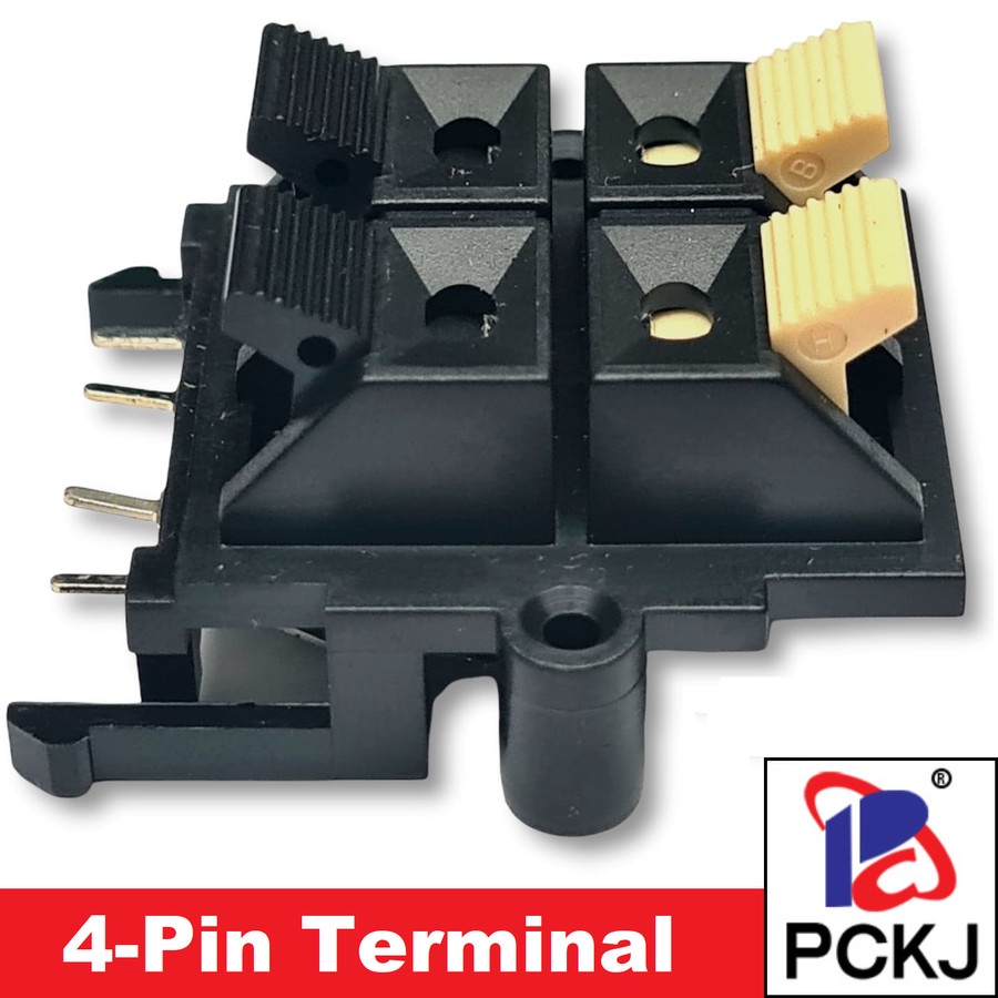Jual Terminal PCB 4-Pin Panel Speaker Box Amplifier Stereo Kabel Jepit ...