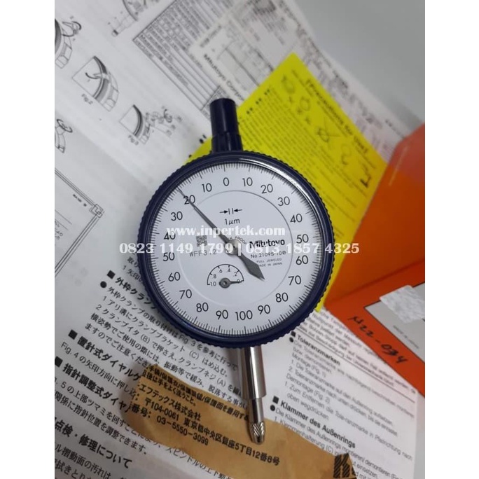 Jual Dial Indicator Mitutoyo 0.001Mm Pick Test Dial Indikator Gauge ...