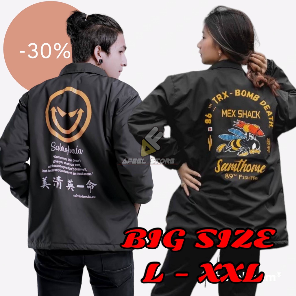 Jual Coach Jacket Pria BIG SIZE Absolutely Series Premium / Jaket Coach ...