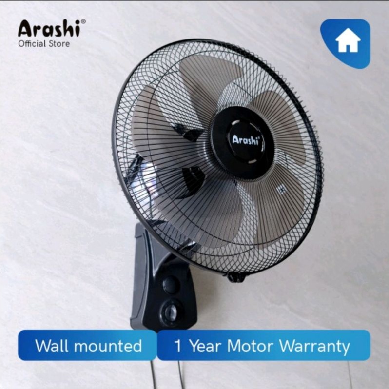 Jual kipas angin dinding ARASHI APACE AR 228 - wall fan 16 inci ...
