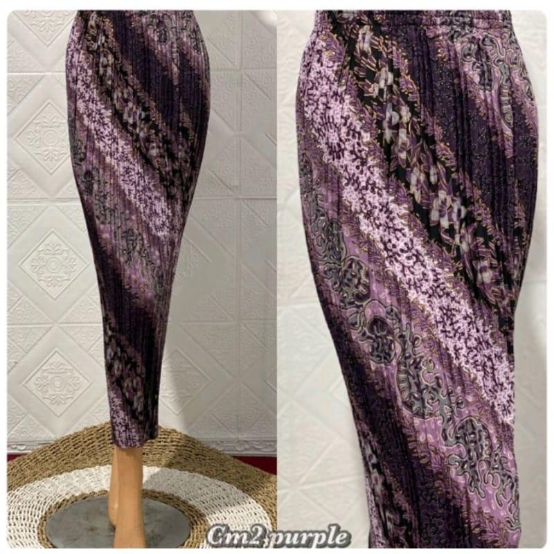 Jual ROK PLISKET BATIK | ROK REMPEL BATIK | ROK SEMI SILK SUTRA BATIK ...