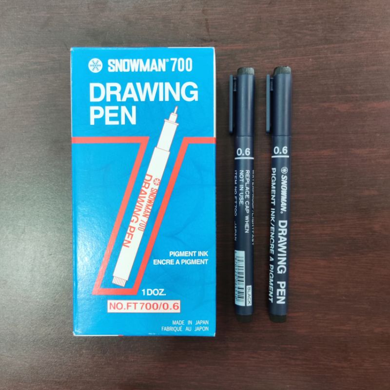 Jual Pulpen Drawing / Drawing Pen Snowman 0.6 | Shopee Indonesia