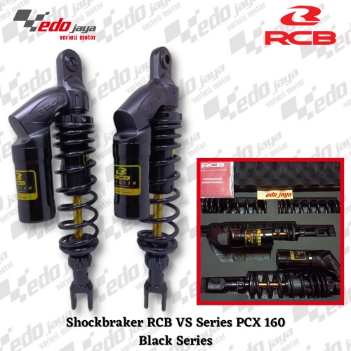 Jual Shockbreaker RCB VS Series Black Series Premium PCX 150 / PCX 160 New Shock Rcb Tabung PCX ...