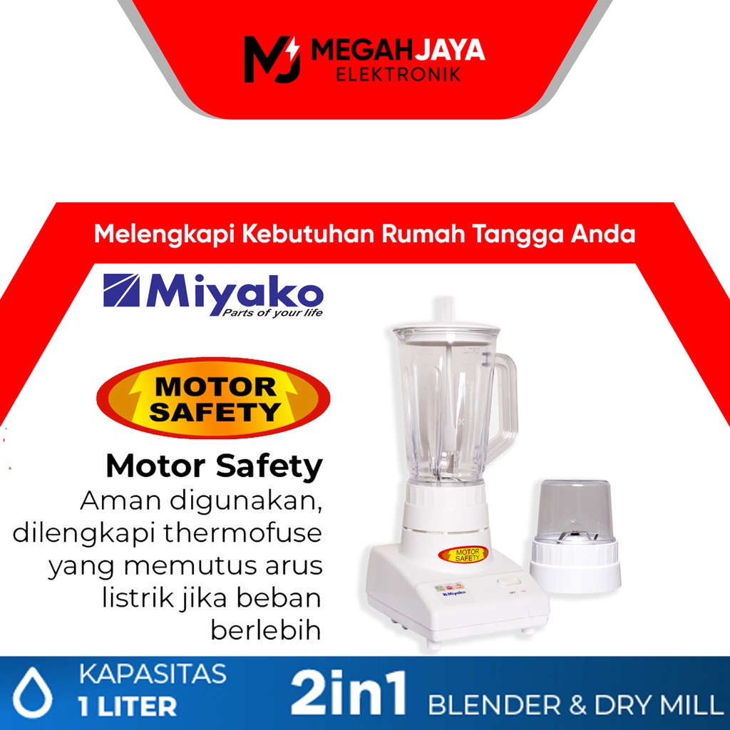 Jual [COD READY] MIYAKO BLENDER 2 in 1 BL101 PL / BL-101 PL / PL 101 BL ...