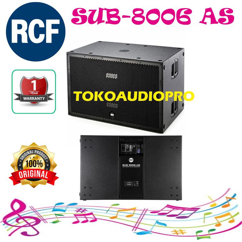 Jual Sub RCF SUB-8006 AS Dual 18" Subwoofer Aktif RCF SUB8006AS | Shopee Indonesia