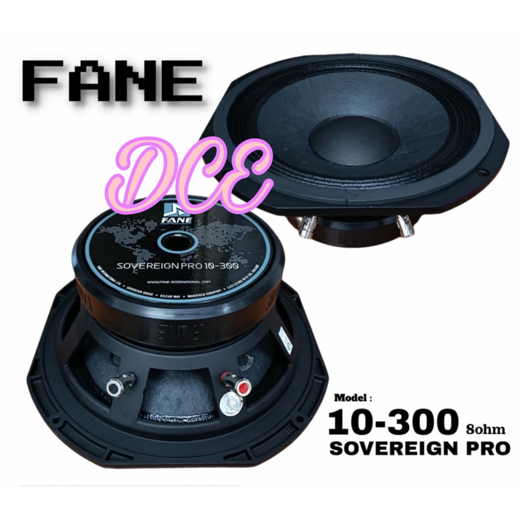 Jual Speaker Komponen Fane Sovereign Pro 10-300 8ohm 10inch Original ...