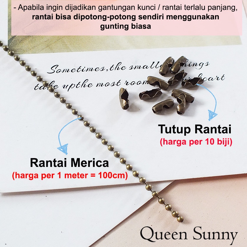 Jual PER 1 METER Rantai Merica Rantai Lada (Warna Bronze / Bakar / ATG ...
