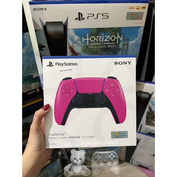 Jual Playstation Stick PS5 Nova Pink Dual Sense Controller Stick Resmi ...