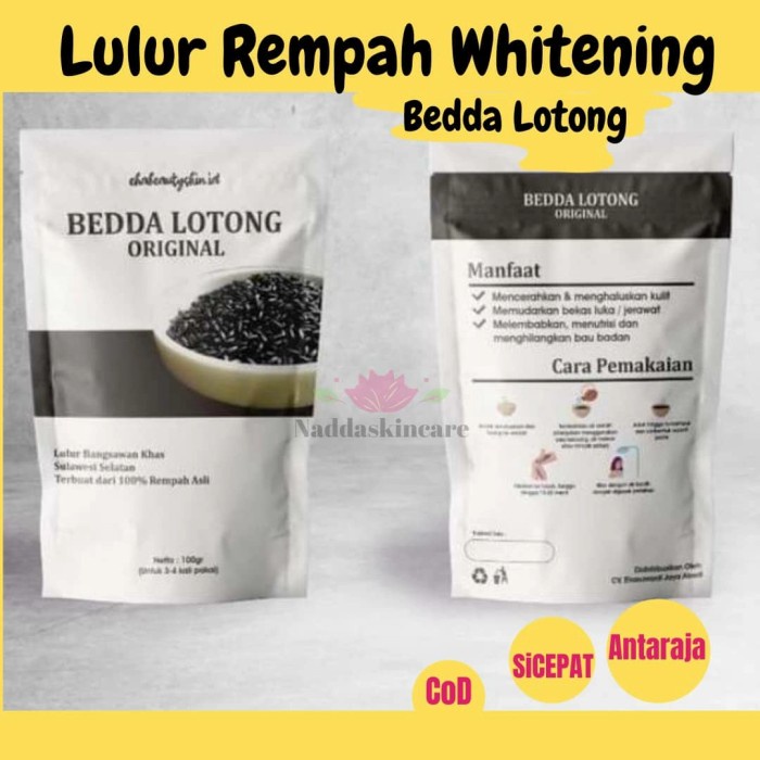 Jual Bagus Lulur Rempah Bedda Lotong Hitam Bagus | Shopee Indonesia