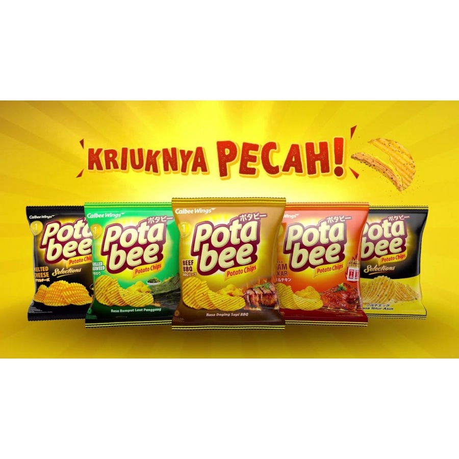 Jual potabee ayam bakar/wagyu beef/telur asin/bbq/rumput laut 68g ...