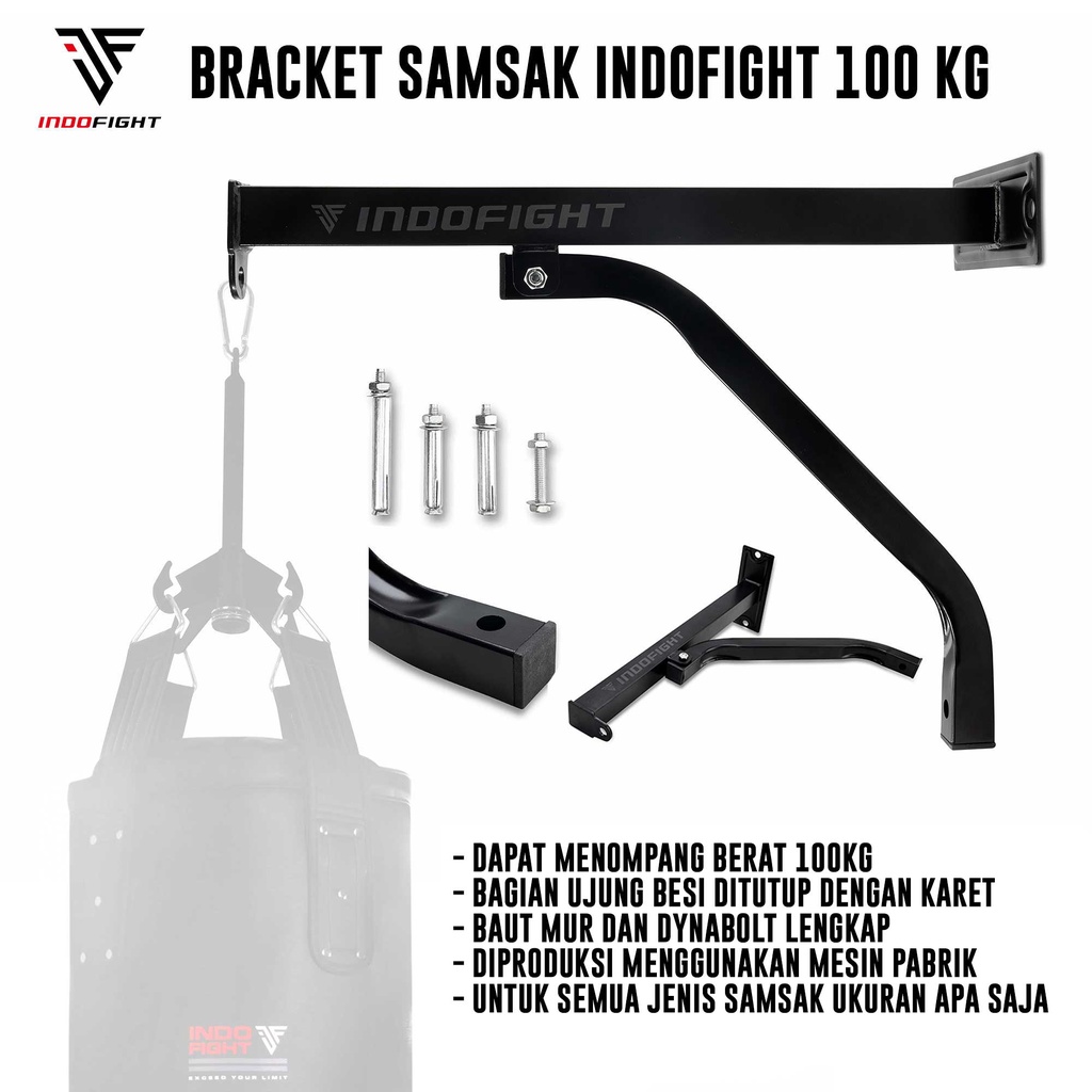 Jual Gantungan Samsak Indofight Bracket Tiang Sansak Gantung Braket ...