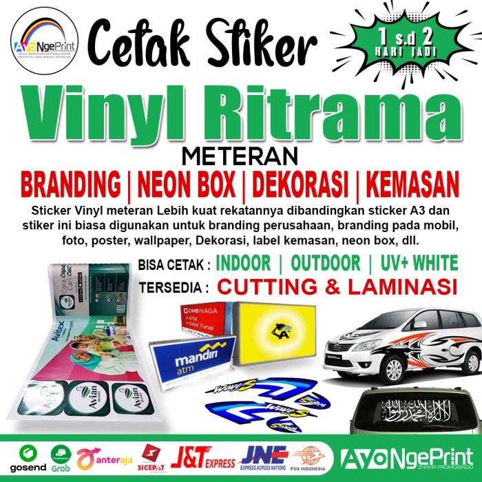Jual CETAK STIKER RITRAMA UNTUK NEON BOX KACA PINTU KEMASAN BRANDING ...