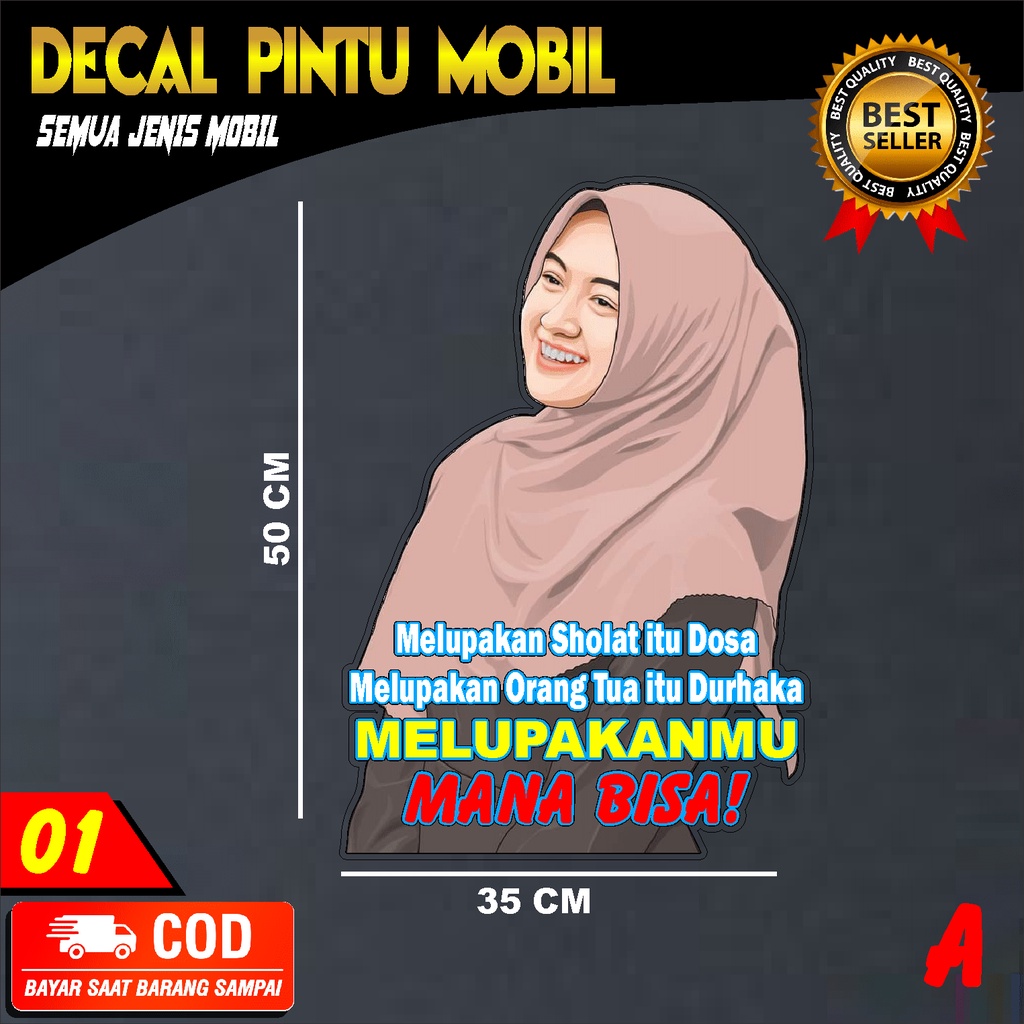 Jual STICKER DECAL PINTU L300 | GRANMAX | PICK UP | TRUK GAMBAR CEWEK ...