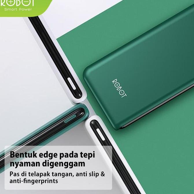 Jual [ARO.18Oc22g] ROBOT Power Bank RT180 10000mAh Dual Input Port Type ...