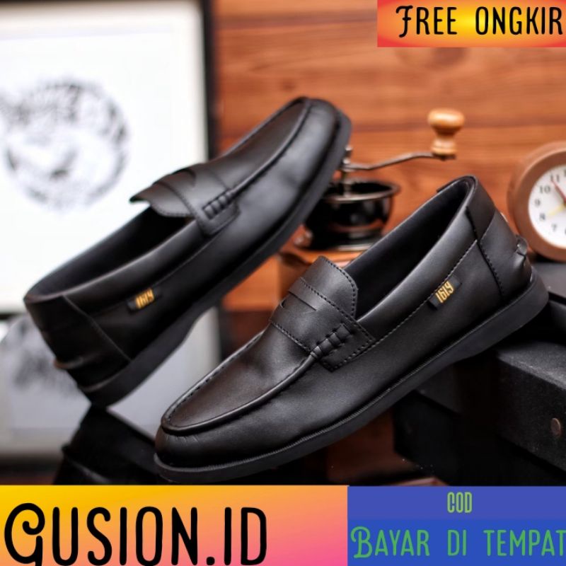 Jual Sepatu Formal Pantofel Pria Kulit Asli Premium Louis Votion Hitam ukuran 39 - 43 ...