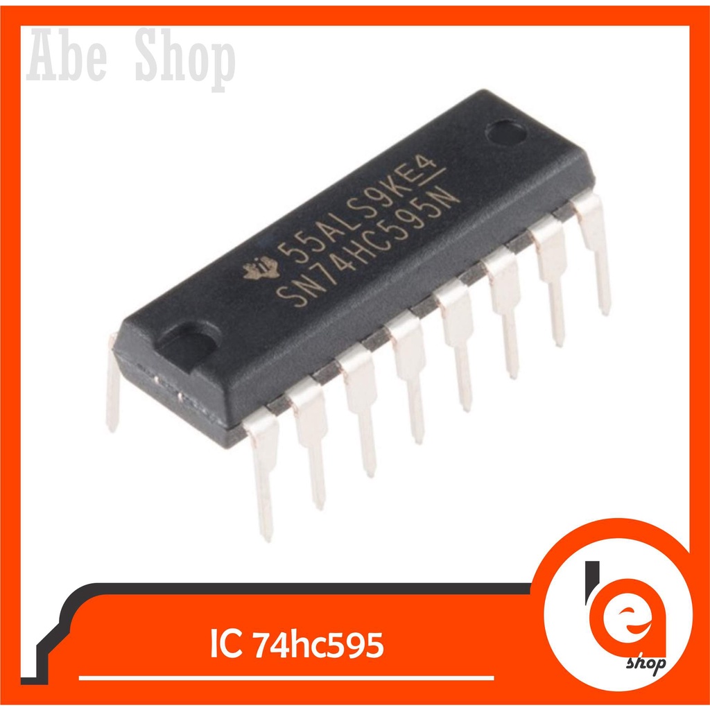 Jual IC 74HC595 74HC595N DIP-16 8 Bit Shift Register IC DIP Shift ...