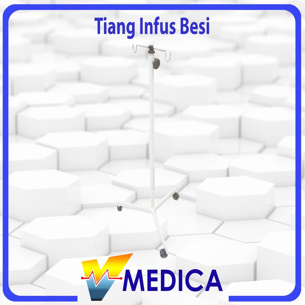 Jual (Instant) Tiang Infus Besi cabang 2 Kaki 3 / Tiang Infus Besi ...