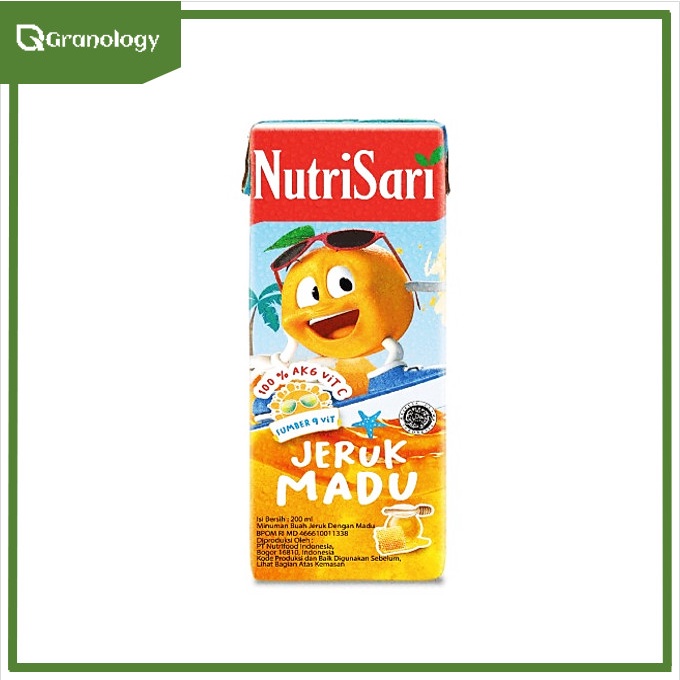 Jual Nutrisari Ready To Drink Jeruk Madu 200 ml | Shopee Indonesia